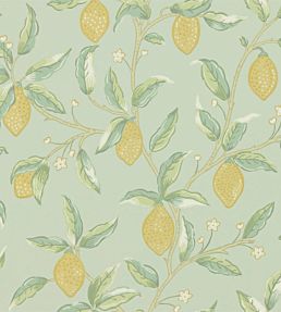 Lemon Tree Wallpaper in Sage by Morris & Co | Jane Clayton