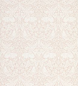 Pure Brer Rabbit Wallpaper in Faded Sea Pink by Morris & Co | Jane Clayton