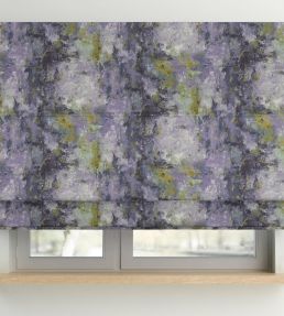 Oxidize Fabric in Purple / Moss by Arley House | Jane Clayton