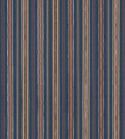 Penny Stripe Fabric in Indigo by GP & J Baker | Jane Clayton