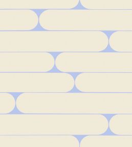 Putki Wallpaper in Blue by Marimekko | Jane Clayton