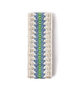Railroad Border Trimmings in Green by Passementerie for Christopher ...
