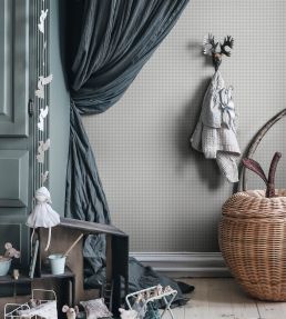 Ruta Wallpaper in Misty Blue by Sandberg | Jane Clayton