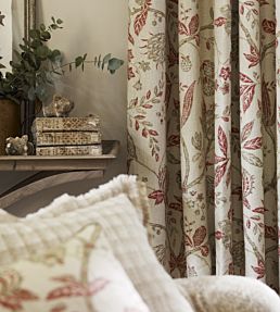 Solaine Fabric in Olive/Pebble by Sanderson | Jane Clayton