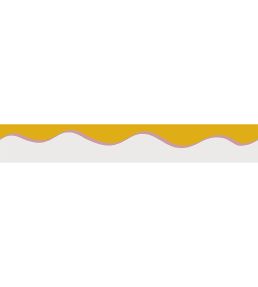 Scroll Border 5cm Wallpaper in Saffron by Parker & Jules | Jane Clayton