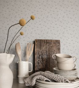 Stella Wallpaper in Misty Blue by Sandberg | Jane Clayton