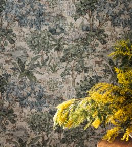 The Stumpery Wallpaper in Fern by Sanderson | Jane Clayton