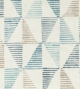 Kaya Fabric by Threads in Indigo | Jane Clayton