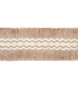 Trapeze Border Trimmings in Natural by Passementerie for Christopher ...