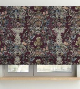 V&A Romano Fabric in Plum by Arley House | Jane Clayton