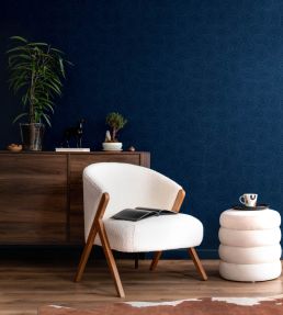 Venation Wallpaper in Rust by Ohpopsi | Jane Clayton