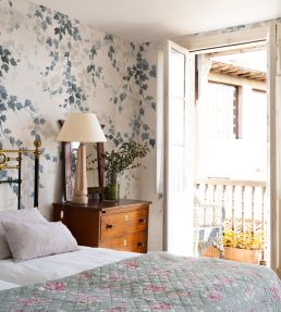 Vine Shadow Wallpaper mural in Green by Coordonne | Jane Clayton